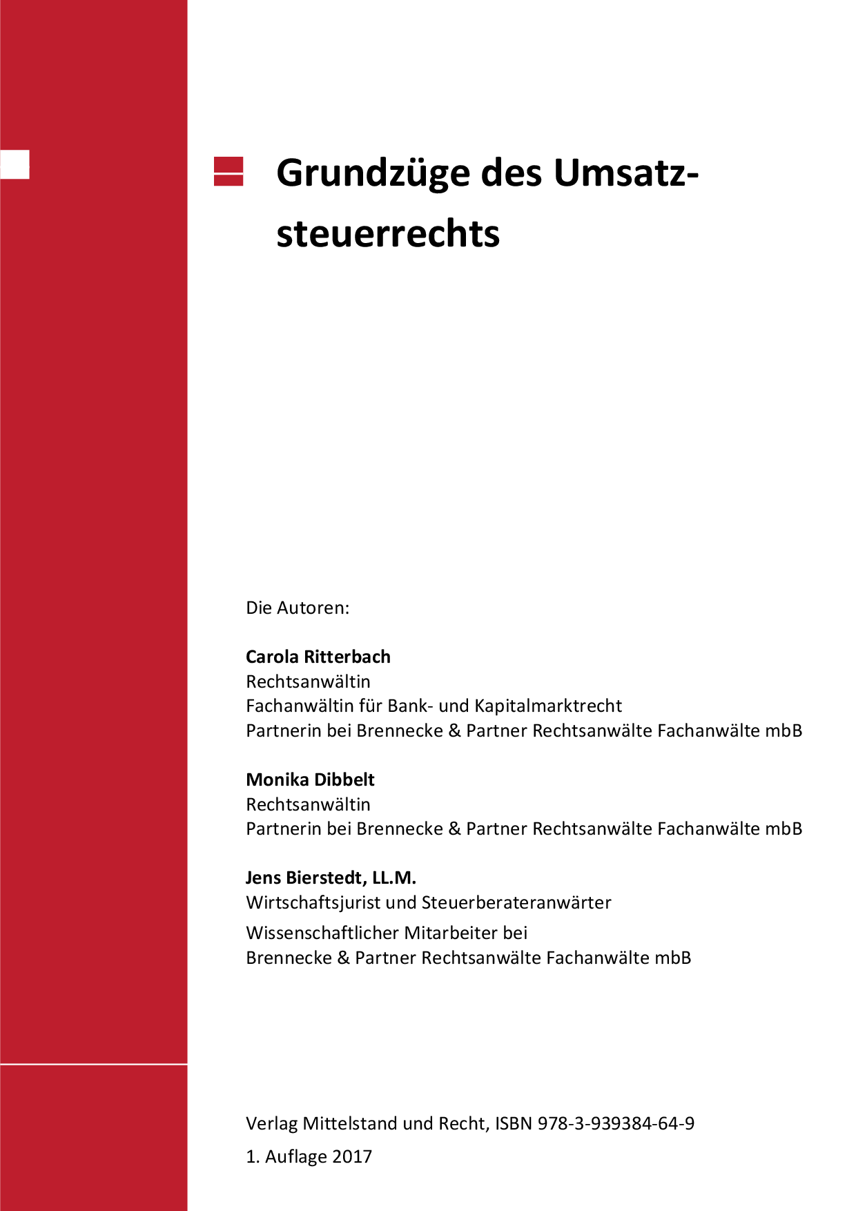 Grundzüge des Umsatzsteuerrechts - Teil 17 - sonstigen Leis